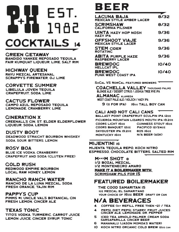 Restaurant – Pappy and Harriets