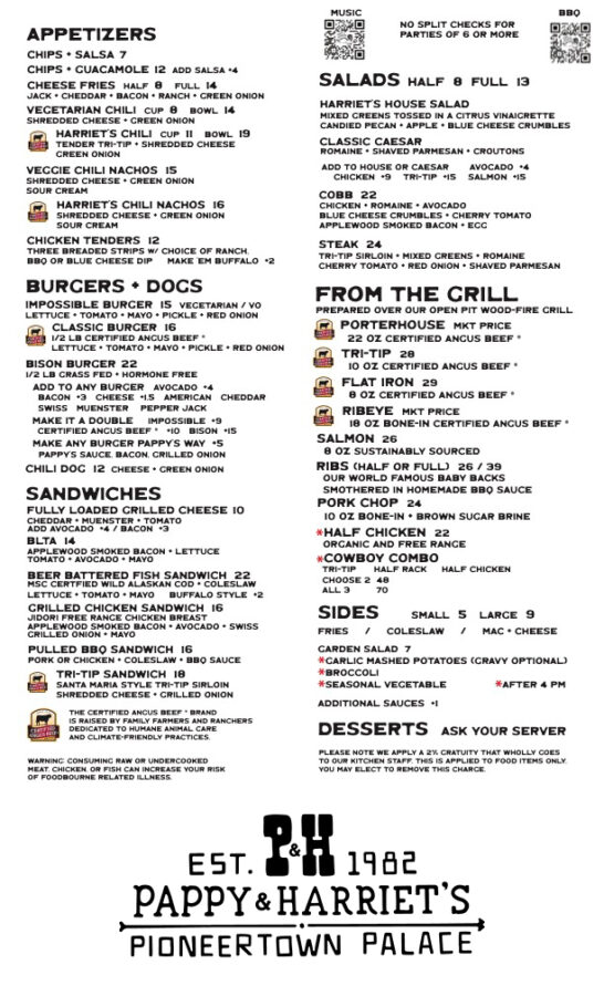 Restaurant – Pappy and Harriets